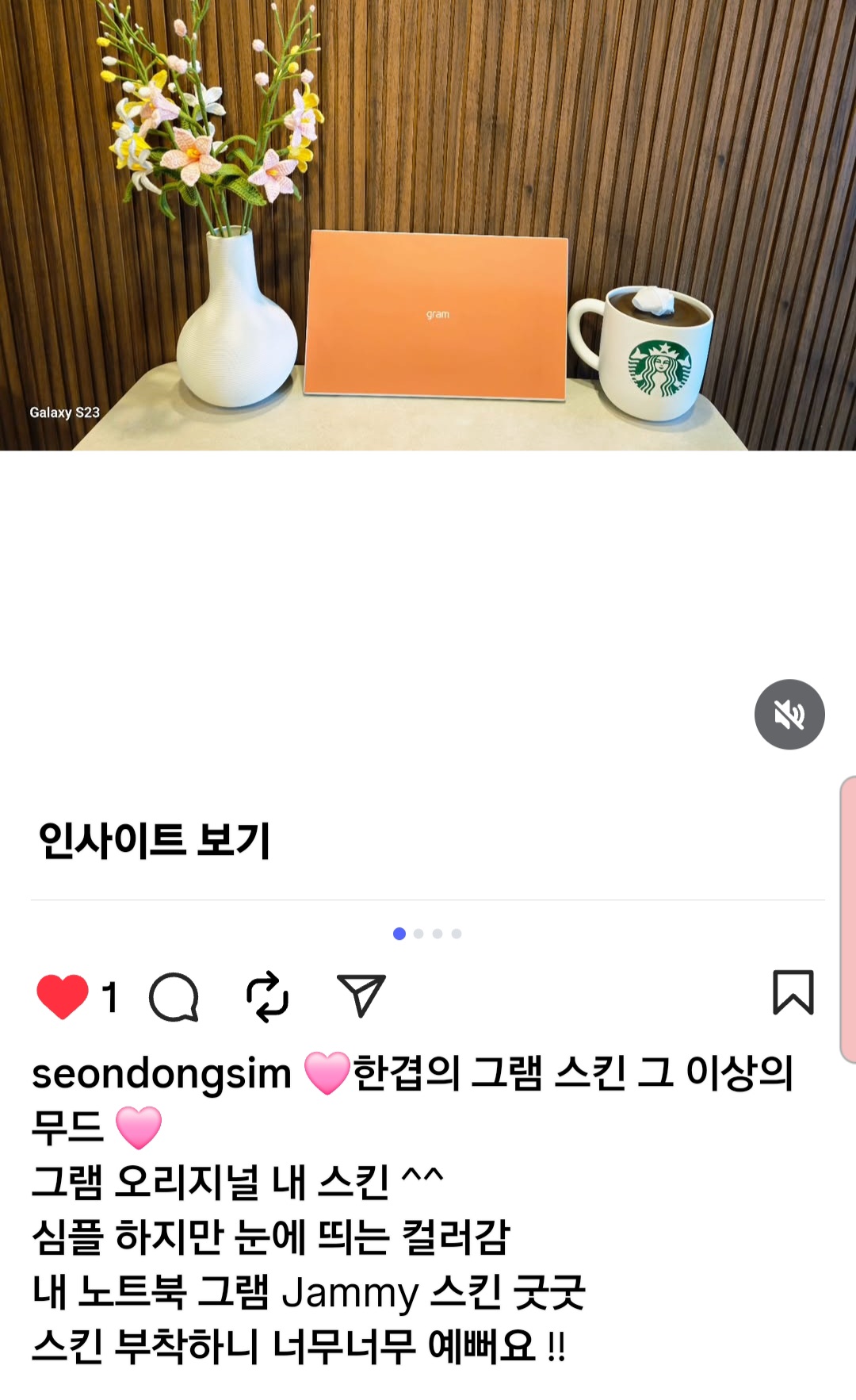 LG gram 오리지널 내 스킨 ♡♡ | Jammy